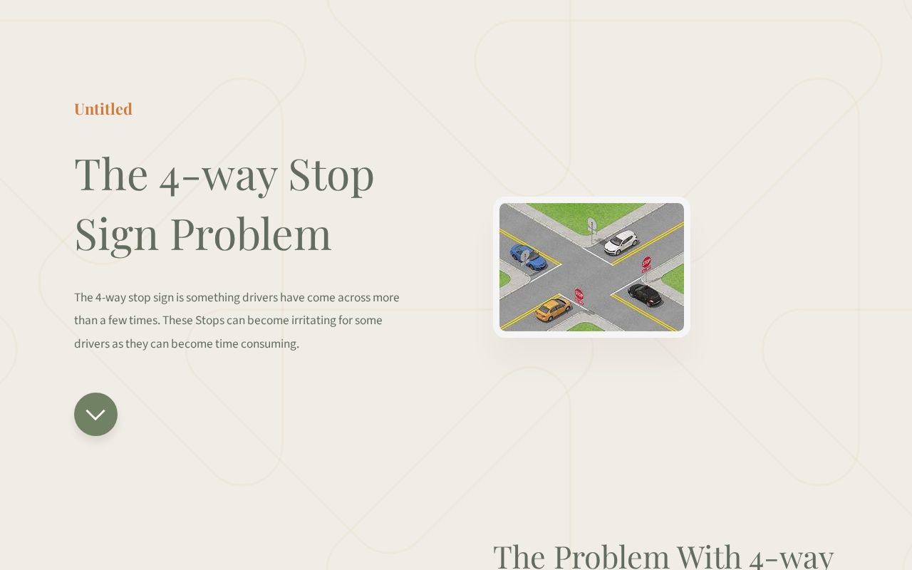 The Problem With 4-Way Stops